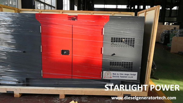 100KW 125KVA Shangchai Silent Diesel Generator Set Export to Sri Lanka